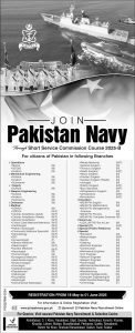 Join Pak Navy Jobs 2025 SSC Batch 2025-B Short Service Commission ...