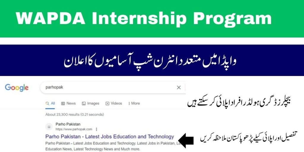 CM Punjab Climate Leadership Development Internship Program 2024
