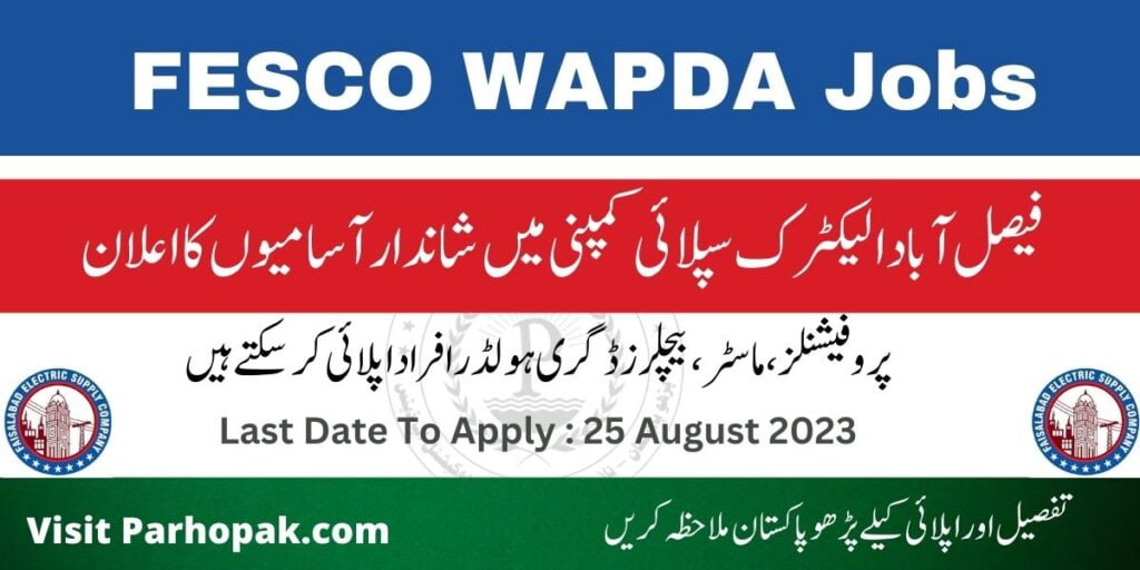 Wapda Jobs 2022 at IESCO for Assistant Line Man Drivers and ASSA