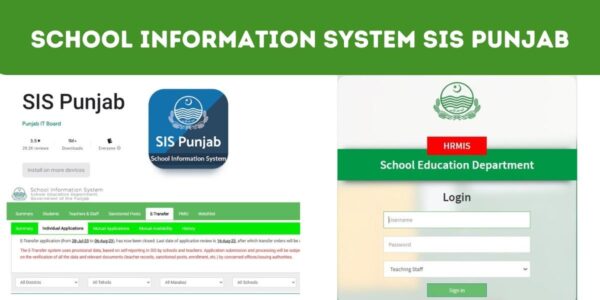 SIS Punjab Login App and Transfer Status - sis.punjab.gov.pk