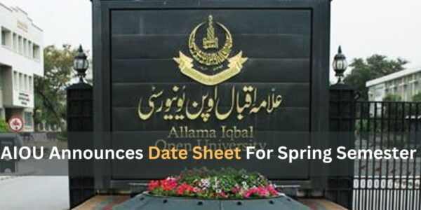 AIOU Assignment Schedule 2022 for BA and ADE Associate Degree Programme ...