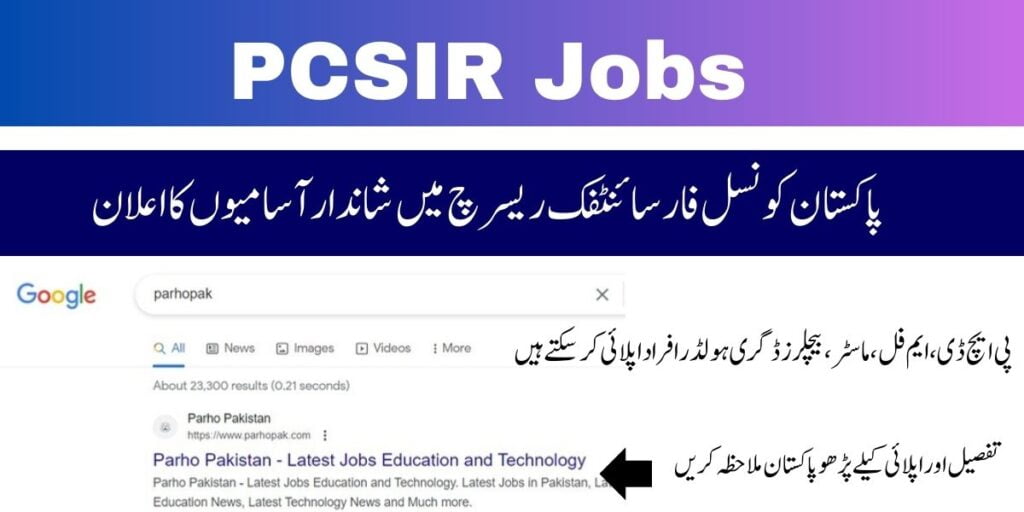 Parho Pakistan - Latest Jobs Education and Technology