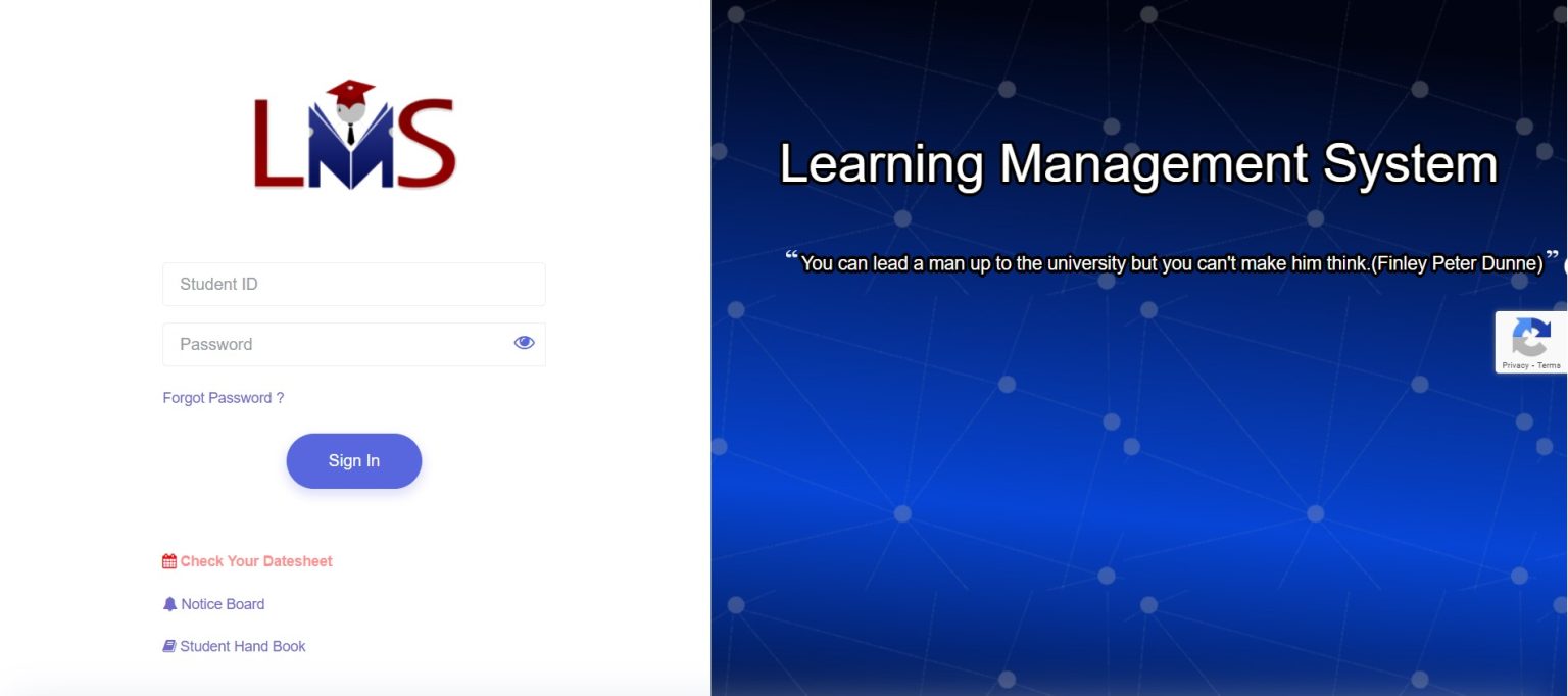 VU LMS Login Learning Management System Virtual University vulms.vu.edu.pk